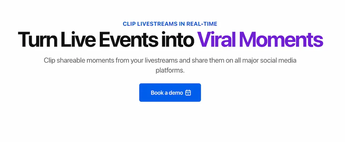 OctoCut - Clip livestreams in real-time and share on social media — OctoCut